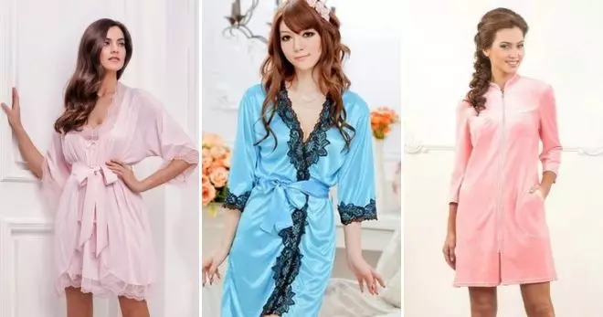 Home bathrobes - Terry, hariri, knitted, velor, knitted, Lace, umeme kwa muda mrefu, mfupi, kimono 3867_12