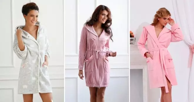 Home bathrobes - Terry, hariri, knitted, velor, knitted, Lace, umeme kwa muda mrefu, mfupi, kimono 3867_27