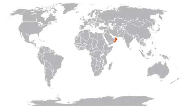 Oman ka mapa lefatše