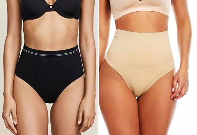 Tanga panties tan-nisa - dak li look like, dak li huma differenti mill-Riżultat pożittiv, bizzilla, b'inżul għoli, openwork, qoton, ġbid, għall komplut 3892_9