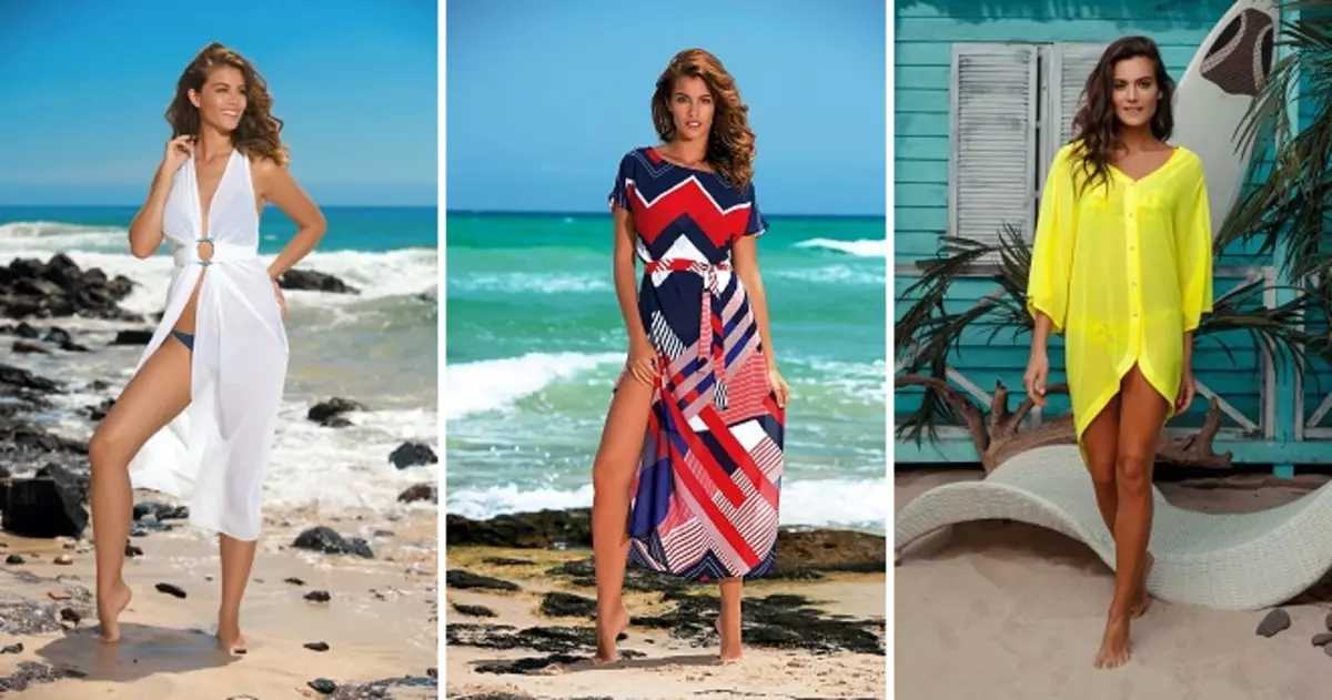 Kleid für den Strand - 28 Fotos von Lungen und modischen Modellen für die heißesten Tage