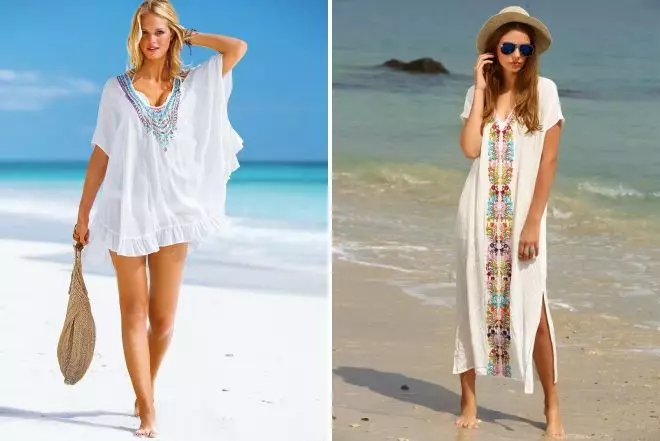 Beach Dress - მოკლე, ხანგრძლივი, ნაქსოვი, Pareo, Mesh, სააბაზანო, პერანგი, ტრანსფორმატორი, მაქმანი, kimono, ქორწილი, სრული 3908_2