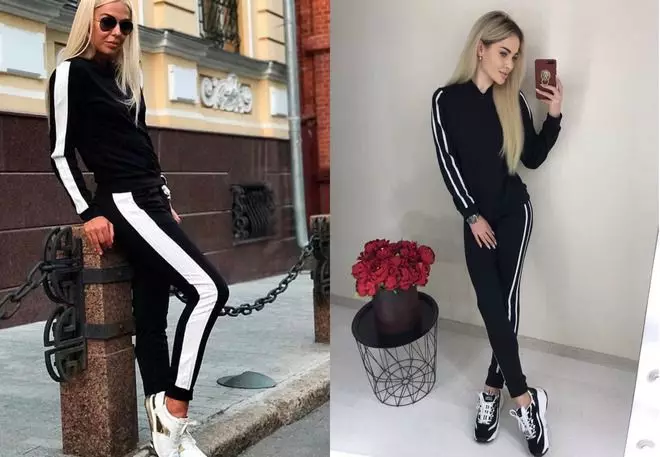 Kvenkyns tracksuit - fyrir hæfni og hlaupandi, sumar og heitt, stuttbuxur, pils og buxur 3927_43