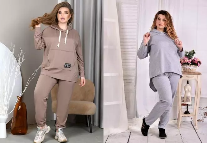 Tracksuit wadon - kanggo fitness lan mlaku, musim panas lan anget, celana pendek, rok lan celonone 3927_52