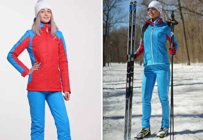 Kvinnors vinterskidräkt - uppvärmning, träning, racing, sport, för promenader 3937_11