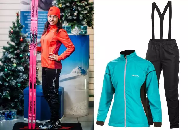 Dámské zimní lyžařský oblek - zahřátí, školení, závodní, sport, pro chůzi 3937_12
