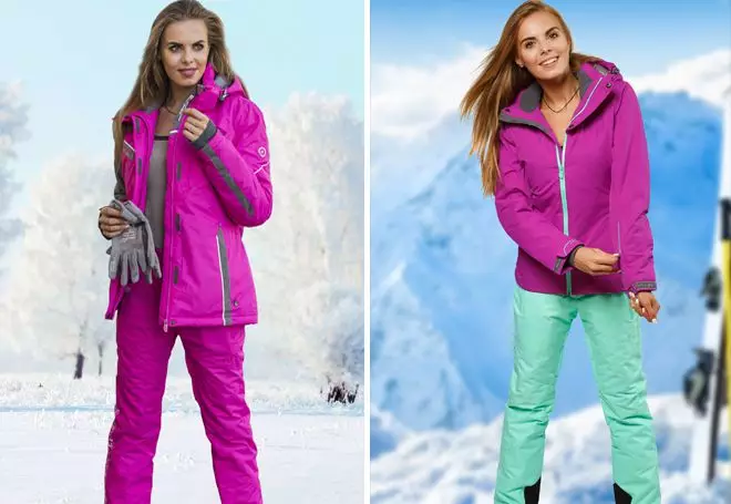 Ženska zimska skijaška odijela - zagrijavanje, obuka, utrke, sport, za hodanje 3937_2
