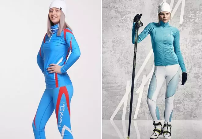 Жіночий зимовий лижний костюм - розминку, тренувальний, гоночний, спортивний, для прогулянок 3937_7