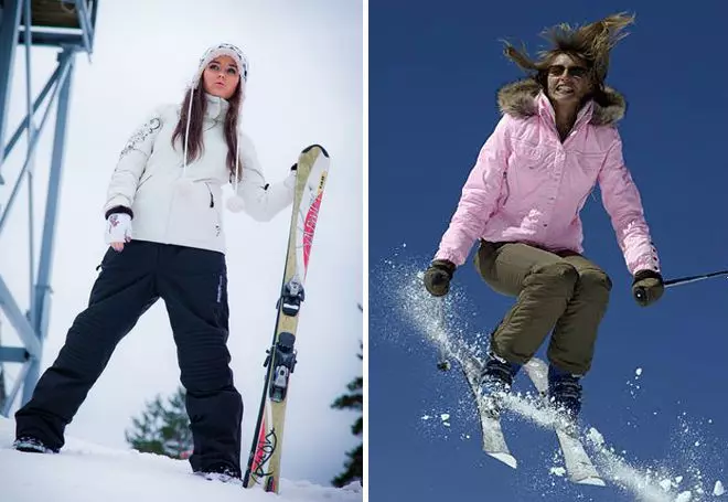 Dámské zimní lyžařský oblek - zahřátí, školení, závodní, sport, pro chůzi 3937_9