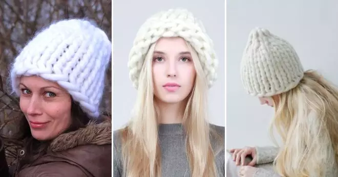 Skaista sieviešu balta cepure - Ushanka, kažokādas, liels spogulis, ar pompon, ausīm, bizītes, beztaras, ķivere, sports, bini 3970_22