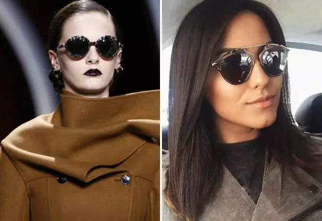 Նորաձեւ արեւային ակնոցներ Dior - Aviator եւ կլոր, կատվային աչք եւ հայելիներ Dior 3983_16