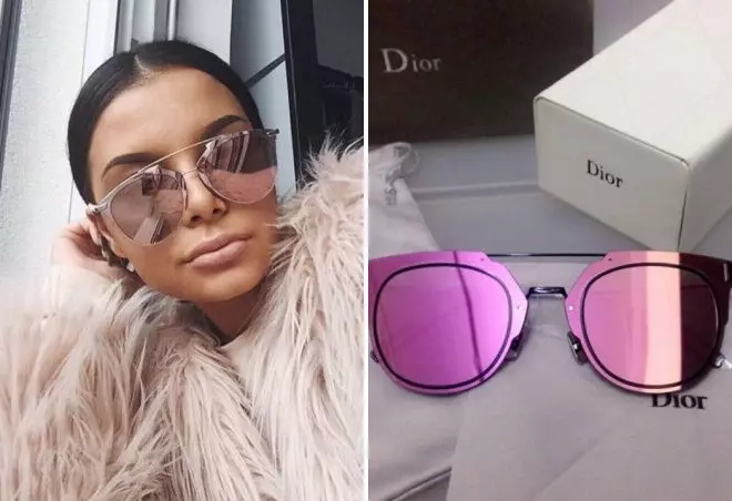 Mode Sunglasses Dior - Aviator en Round, feline Eye en Mirrings Dior 3983_22