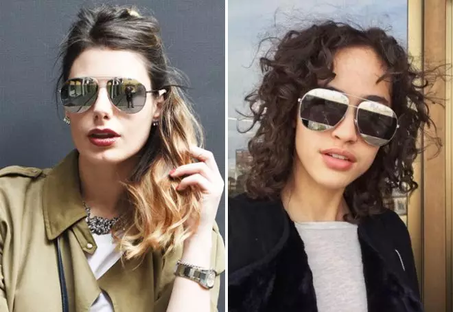 Mode Sunglasses Dior - Aviator en Round, feline Eye en Mirrings Dior 3983_25