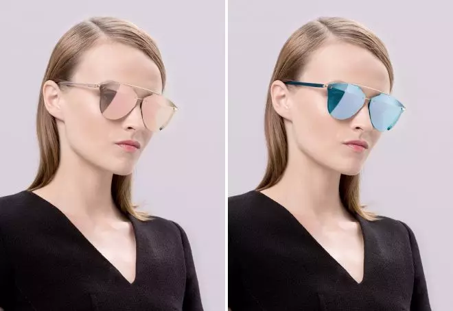 Mode Sunglasses Dior - Aviator en Round, feline Eye en Mirrings Dior 3983_7