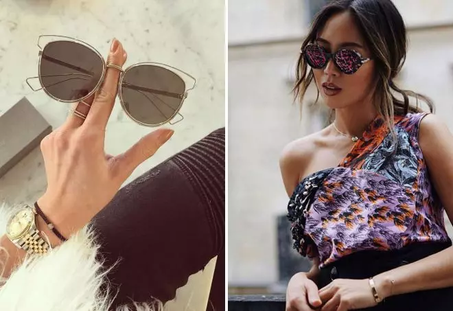 Նորաձեւ արեւային ակնոցներ Dior - Aviator եւ կլոր, կատվային աչք եւ հայելիներ Dior 3983_8