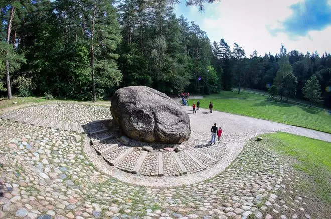 Coedwig o amgylch Boulder Puntukas