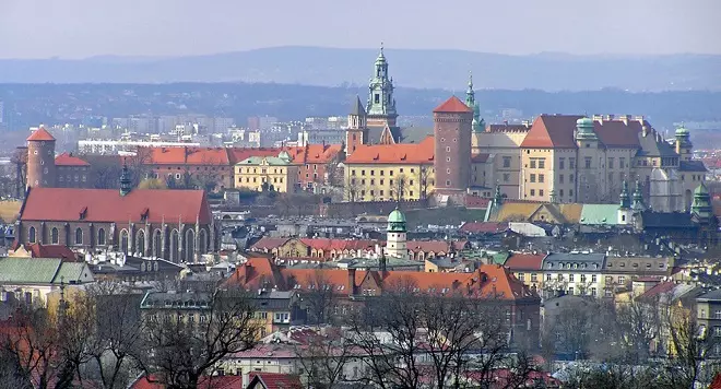 Utsikt over byen fra Kurgan Krak