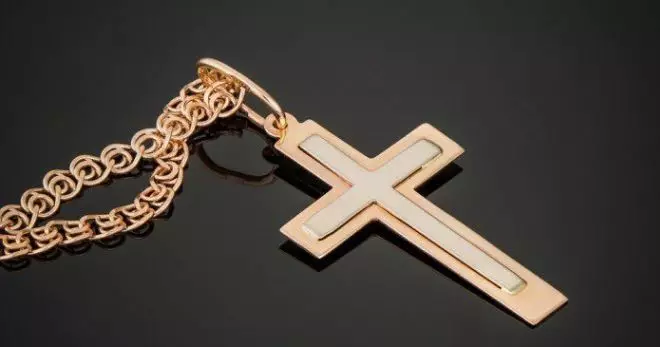 Golden Cross - Stylish na mtindo mapambo.