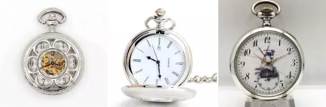 Pocket Watch - Elektronisk, Quartz, Mekanisk, Sølv, Guld, Med Musik, Sådan Bruges, på en kæde 4035_20