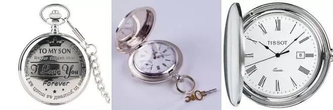 Pocket Watch - Elektronisk, Quartz, Mekanisk, Sølv, Guld, Med Musik, Sådan Bruges, på en kæde 4035_21