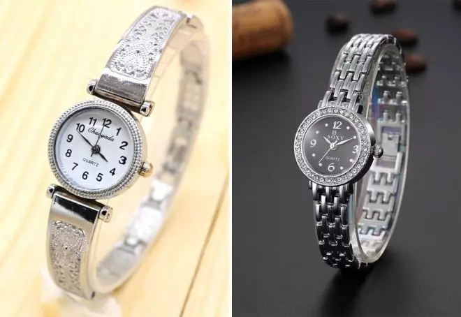 Silver litebelo - Mechanical, Smart, le sefaha sa letsoho, fanitis, strap letlalo, Nika, Sokolov, Casio, Sanlad 4037_5