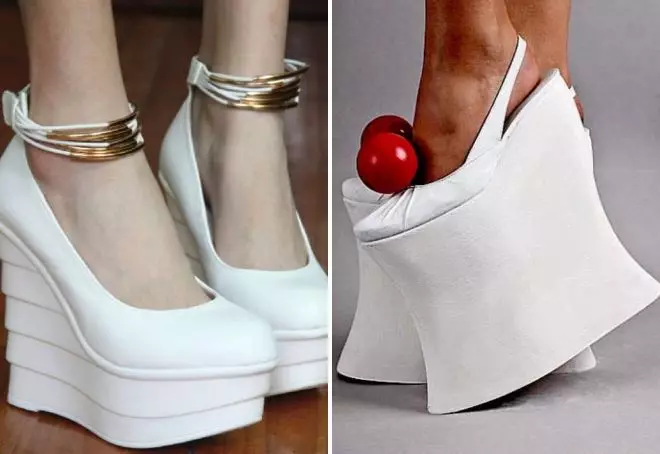 White Wedding Shoes.