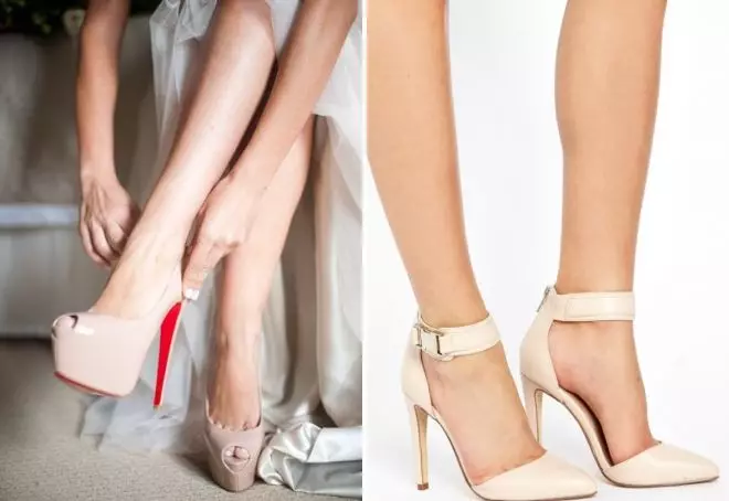 Scarpe da sposa barche