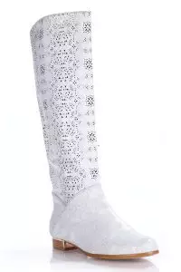 Botas de boda blancas 9