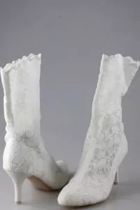 Botas de boda blancas 3