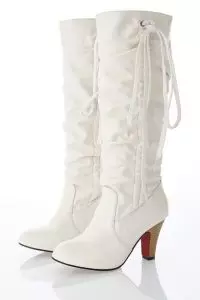 Botas de boda blancas 7