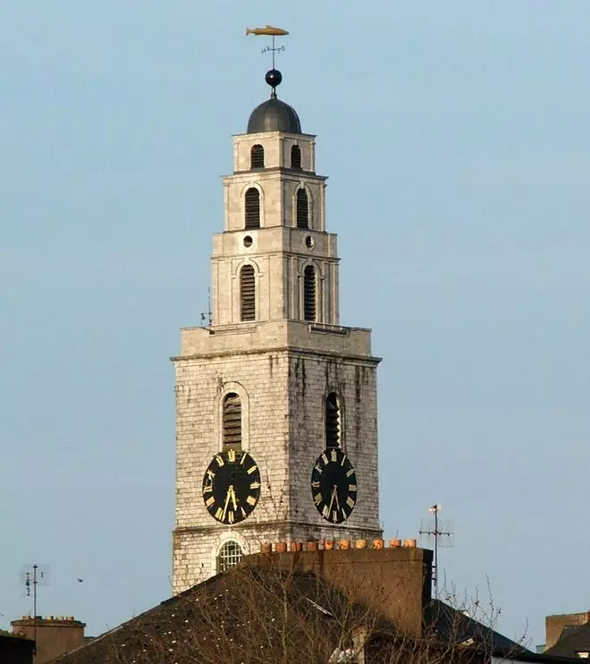 Bell Tower e torre reloxos da igrexa de St. Anne, Cork