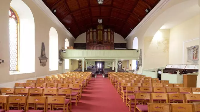 Interior da igrexa de St. Anne, Cork