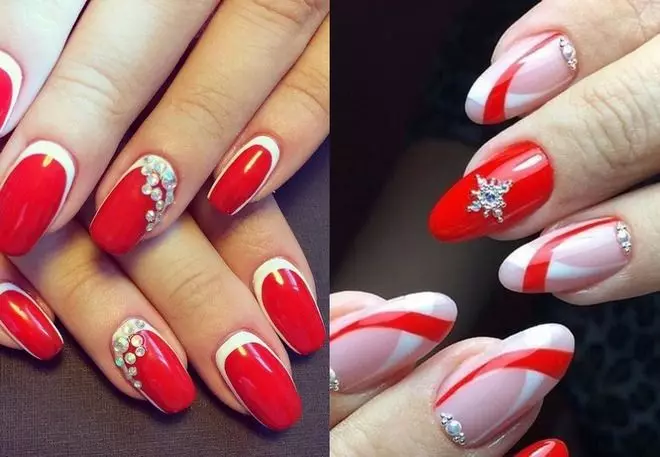 Kab tshoob manicure rau tus nkauj nyab - rau luv, ntev, square, ntse thiab almond ntsia hlau 4091_22