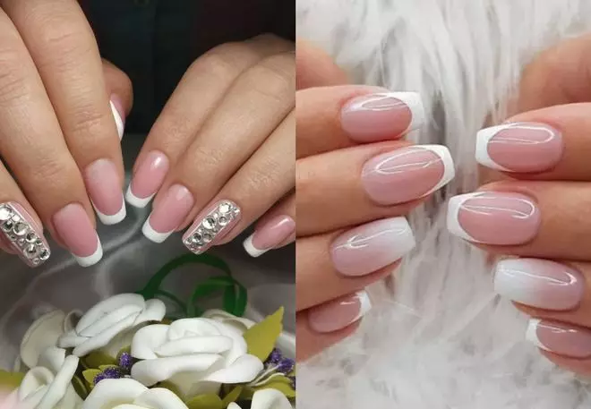 manicure vir die bruid troue - vir 'n kort, lang, vierkantige, skerp en amandel naels 4091_25