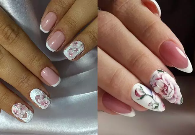 manicure vir die bruid troue - vir 'n kort, lang, vierkantige, skerp en amandel naels 4091_27