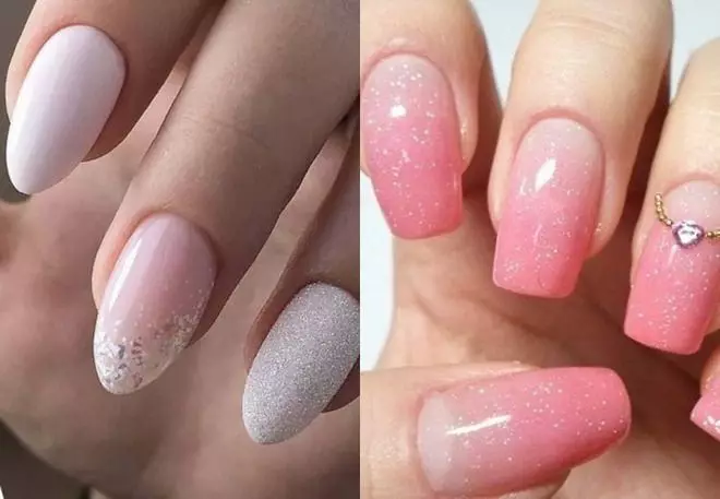 Kab tshoob manicure rau tus nkauj nyab - rau luv, ntev, square, ntse thiab almond ntsia hlau 4091_31