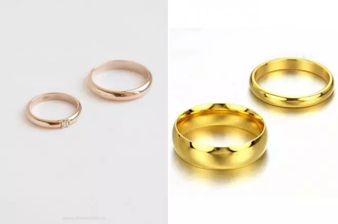 Wedding Rings - what differ from the wedding, which should be according to the rules, gold, silver, platinum, with prayer, engraving 4095_5