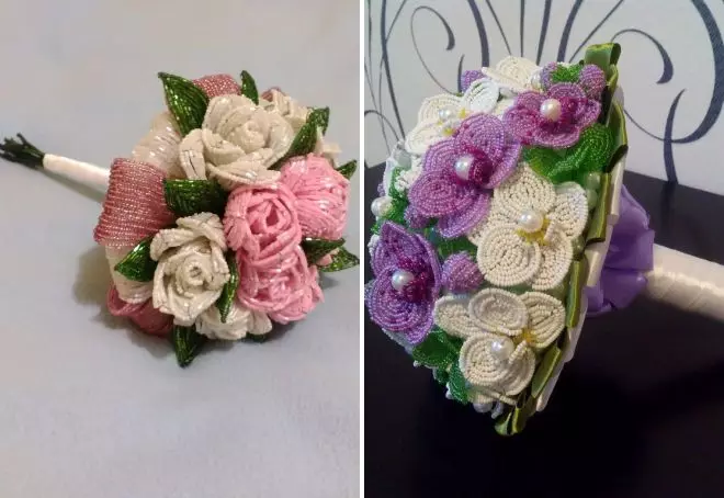 Хуримын хуримын bouquet - Цээнэ цэцгийн баглаа, алтан, сарнай, сарнай, сарнай, дисис, Дуулал, цэврүү, Сатин тууз, Сатин тууз, чихэр, чихэр 4097_12