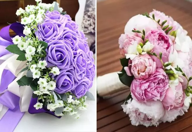 Хуримын хуримын bouquet - Цээнэ цэцгийн баглаа, алтан, сарнай, сарнай, сарнай, дисис, Дуулал, цэврүү, Сатин тууз, Сатин тууз, чихэр, чихэр 4097_3