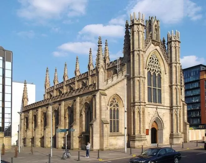 Gothic architecture ng Cathedral of St. Andrew.