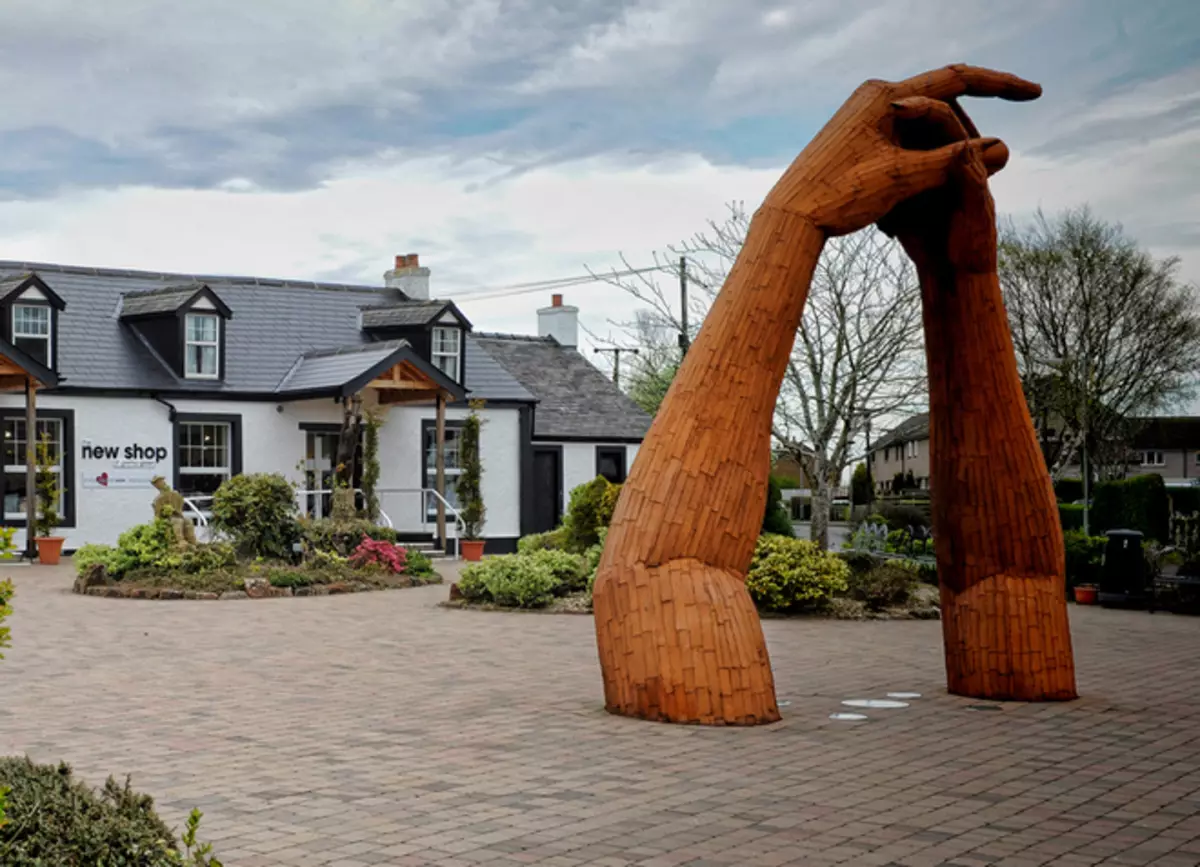 En Gretna Green hay muchas esculturas interesantes.