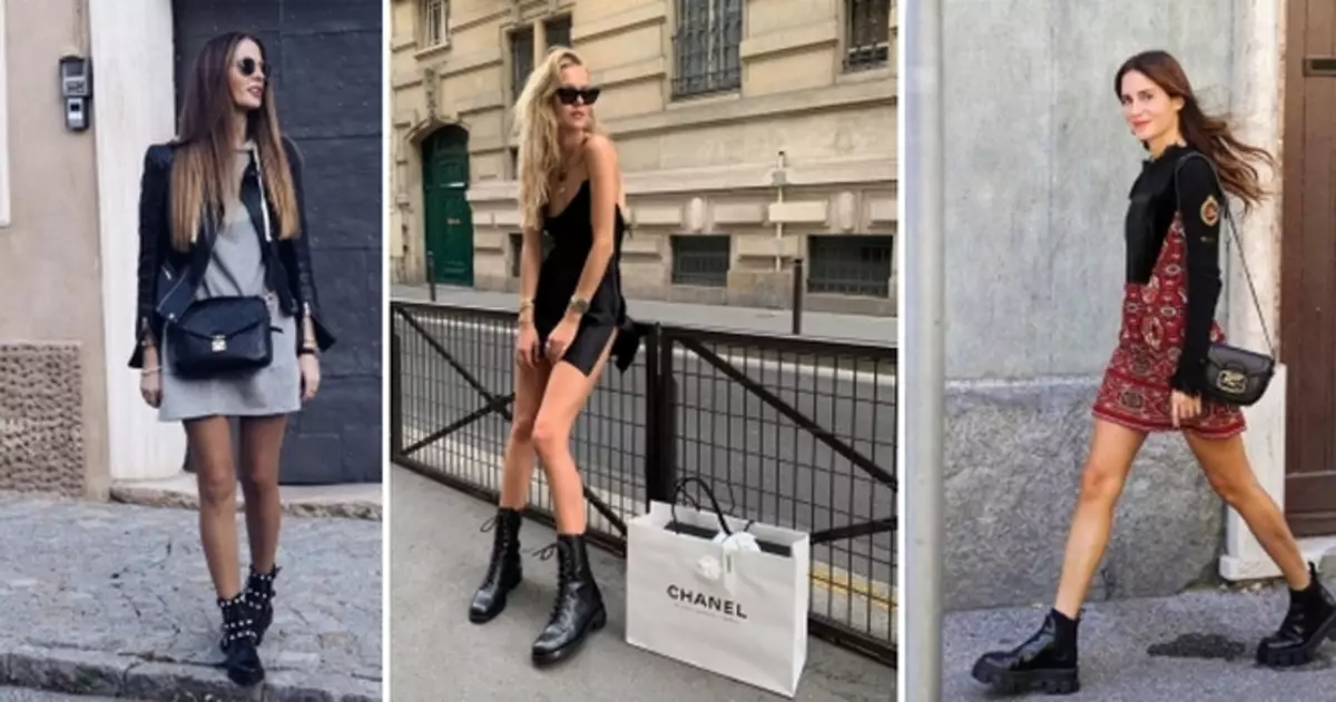 How to wear boots with a dress - 74 photo ideas of the most fashionable images