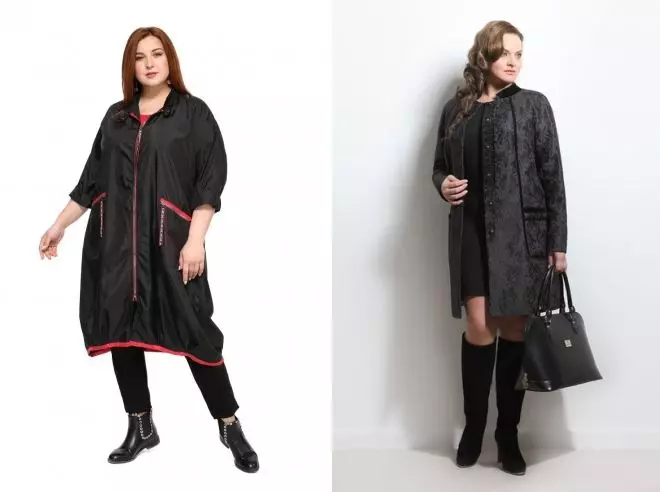 Black raincoat - dogon, short, da bel, lacquer, roba, da abin da saka, don cika 4149_22