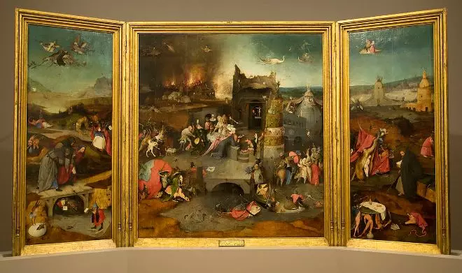 Jerome Bosch, St. Anthony Triptych kísértések