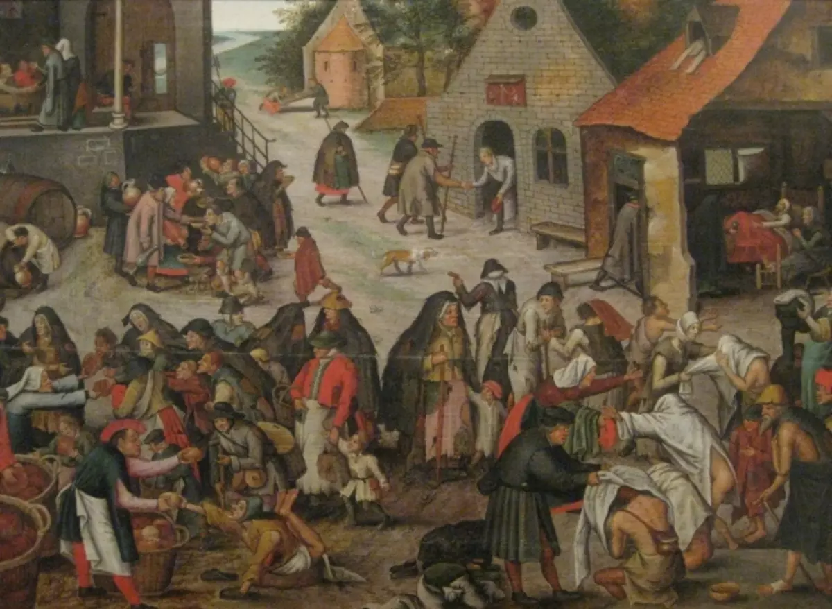 Peter Bruegel, Junior Acts of Mercy (kb. 1625)