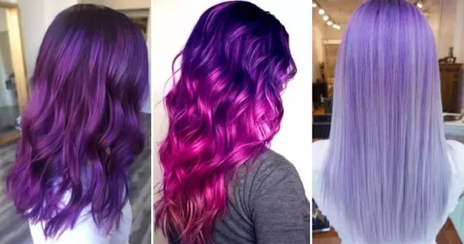 Purple Hair - 60 photo-ideas of fashionable dyeing