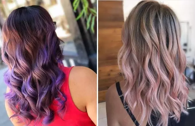 Cabelo roxo - tendência para cortes de cabelo curtos e longas fechaduras e kare 4169_20