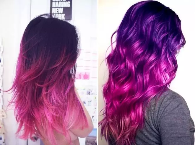 Cabelo roxo - tendência para cortes de cabelo curtos e longas fechaduras e kare 4169_23