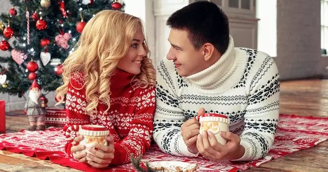 Jaungada foto sesija - kā padarīt, Jaungada stūris, ģimene, ar bērniem, meitenēm, ar Garland, Pidžamas, ar Santa Claus