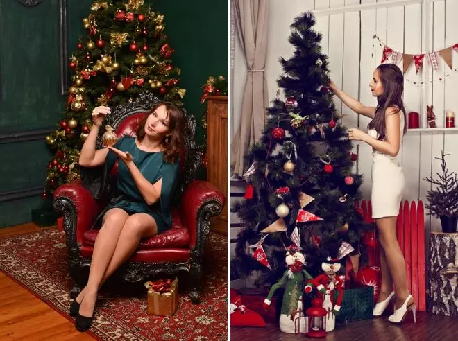 Sessione fotografica di Capodanno - Come fare, Angolo di Capodanno, Famiglia, Con Bambini, Per ragazze, con Garland, in Pigiama, con Babbo Natale 4184_10